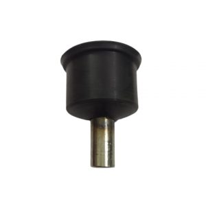 51mm Inox Rubber End cap with steel rod 18mm – Milkwell Milking Systems