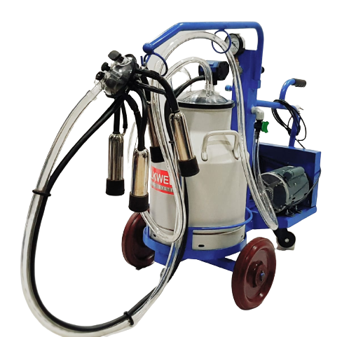 Four Bucket Portable Dual Power – Milkwell Milking Systems